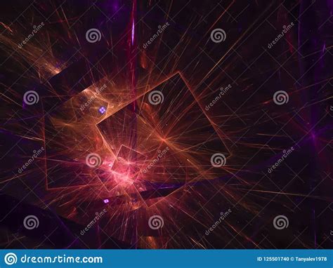 Fractal Abstract Swirl Flame Modern Elegance Advertisement Stream