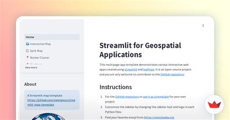 home [map template streamlit app]