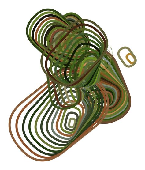 Shape Of Rounded Rectangle Abstract Geometric Background Pattern Wallpaper Drawing Art