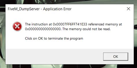 fivem client crashes upon startup rage error err mem embeddedalloc