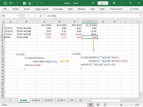How To Use The Indirect Function To Define Function Arrays