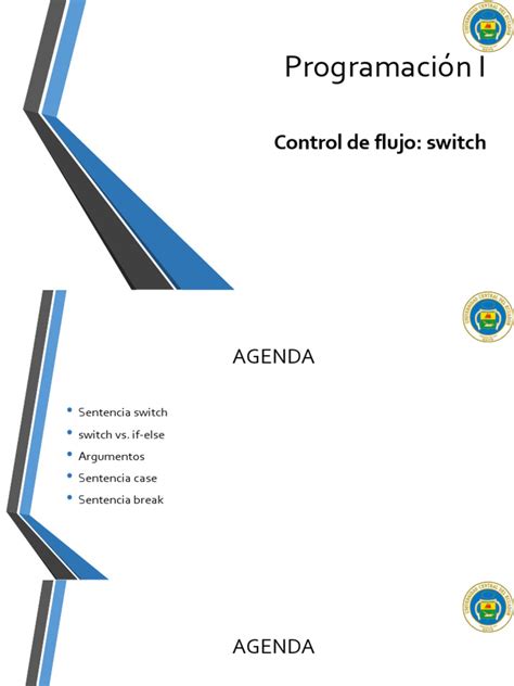05 1 Switch Pdf Programación De Computadoras Ingeniería Informática