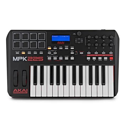 Akai Professional Mpk225 Midi Controller Keyboard Gear4music