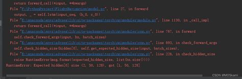 Lstm前向传播expected Hidden 0 Size2 50 128 Got 1 50 128 错误 Csdn博客