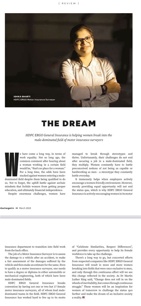 Subhankar Dey On Linkedin Motorinsurance Equaloppurtunities Breakingstereotypes