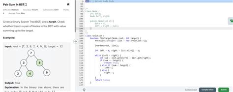 Java Binarysearchtree Bst Twopointer Datastructures Algorithms