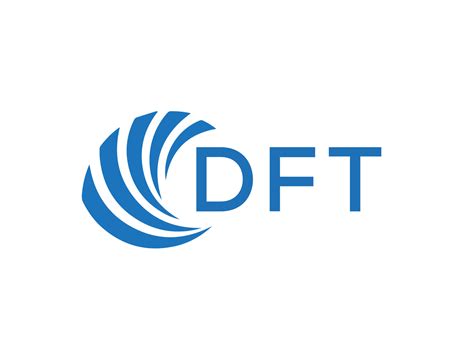 Dft Letter Logo Design On White Background Dft Creative Circle Letter