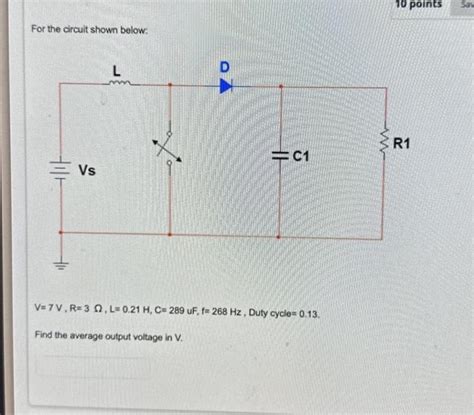 solved for the circuit shown below v 7 v r 3Ω l 0 21h c 289