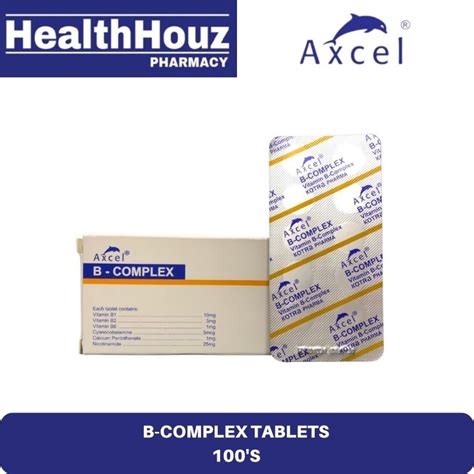 Axcel B Complex Tablets 100s Shopee Malaysia