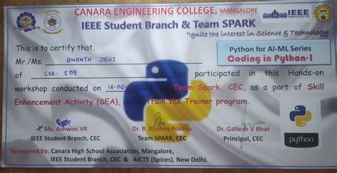 Ananth A Joshi On Linkedin Python Workshop