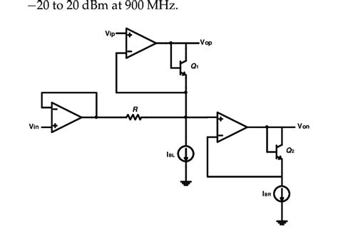 schematic diagram of the logarithmic amplifier download scientific