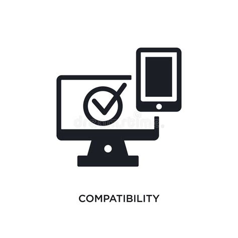 Compatibility Isolated Icon Simple Element Illustration From General 1 Concept Icons Stock