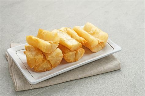 Premium Photo Fried Cassava Or Fried Cassava Is A Traditional