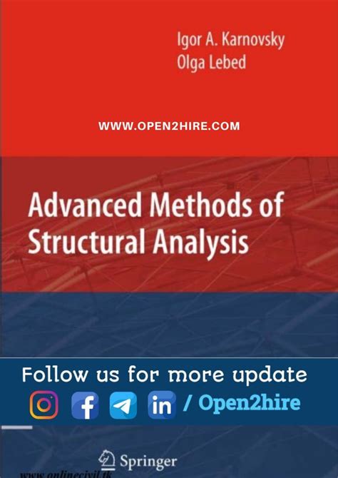 Advanced Methods Of Structural Analysis Structural Analysis Tech