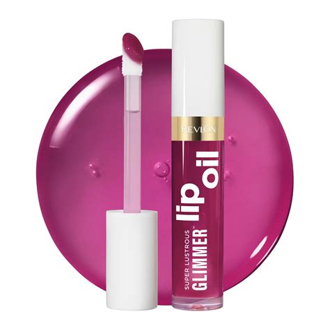 Revlon Hydrating Lip Oil 013 Fl Oz Plum Pop Nourishing Shine With
