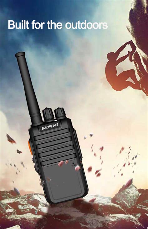 2PCS 5800mAh Portable Baofeng UHF Radios Pofung M4 Transceiver - ALAFONE