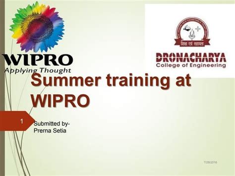 Training And Development In Wipro Doc