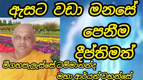 ඇසට වඩා මනසේ පෙනීම දීප්තිමත් Youtube