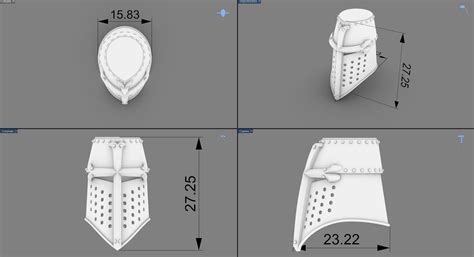 Crusader Helmet 3d Model 3d Printable Cgtrader Crusader Helmet 3d Model 3d Printable Cgtrader