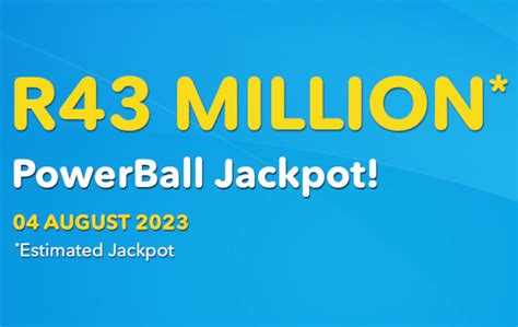 Powerball Draw R43 Million Jackpot Up For Grabs Tonight Sa People