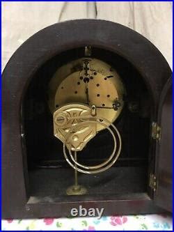 Vintage Seth Thomas Mantle Clock Chime Works Antique Seth Thomas