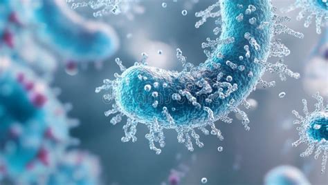 Rod Shaped Bacteria Are Visible Under A Microscope In A Complicated