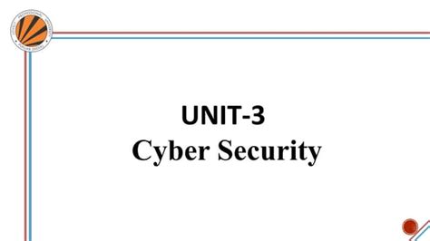 Computer Security Presentation Pptx