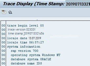 SAP SmartForms Trace Go Coding