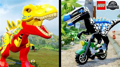 How To Get A Velociraptor In Lego Jurassic World The Game At Finn