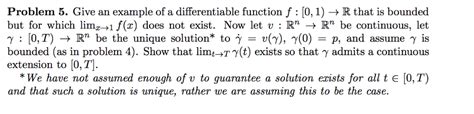 problem 5 give an example of a differentiable