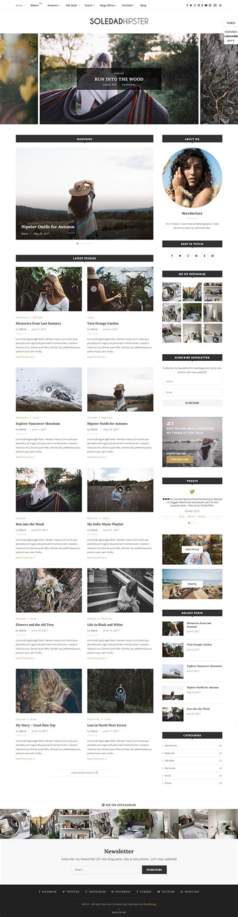 Best WordPress Themes For Blog Magazine Website Graphic Design Junction