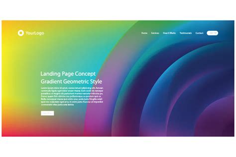 Abstract And Colorful Background Of Header Web Graphic By MrBrahmana Creative Fabrica
