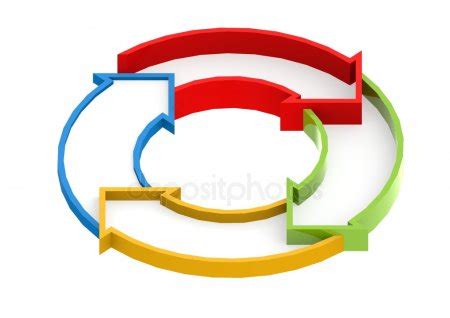 Three Arrows Circle Stock Photo By Tang90246 33672901