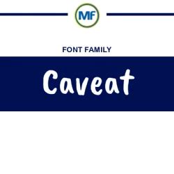 Caveat：免费字体下载 Maisfontes