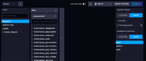在kubernetes中部署influxdb和telegraf进行监控 Influxdata Influxdb 时序数据库