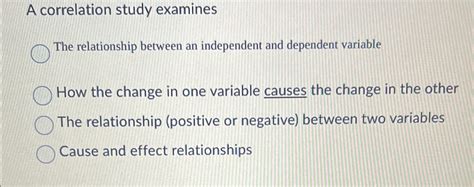 Solved A correlation study examinesThe relationship between | Chegg.com