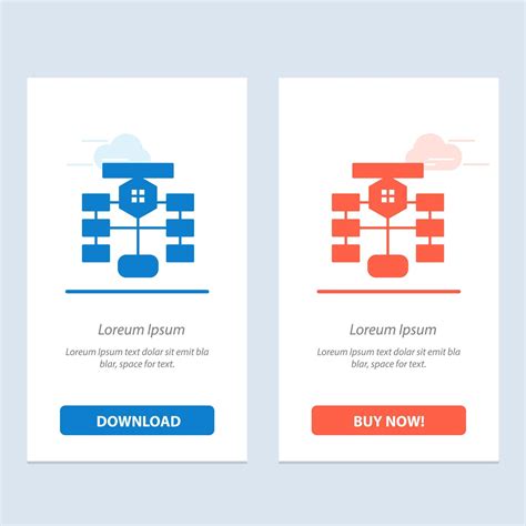 Flowchart Flow Chart Data Database Blue And Red Download And Buy Now