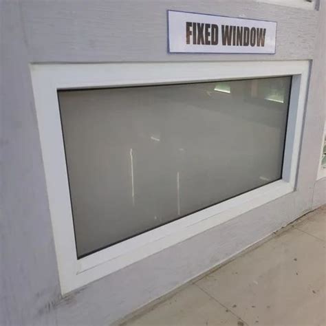 Rectangular Upvc Glass Fixed Window At ₹ 400sq Ft Hyderabad Id 2852881790130