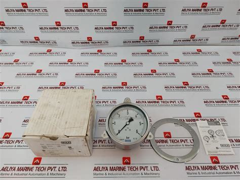 Wika 233 50 100 Pressure Gauge 0 6 Bar Liquid Filled 100mm 316l