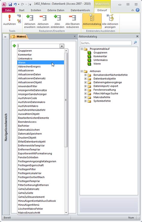 programmieren mit makros teil i access [basics]