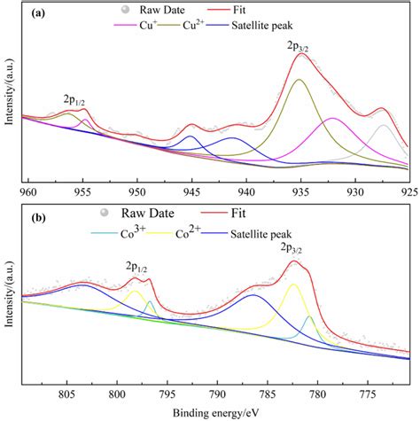Xps Peak Fitting Spectra Of Co And Cu Download Scientific Diagram