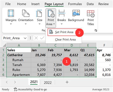 Print Area Cara Print Bagian Tertentu Di Excel Excelandor