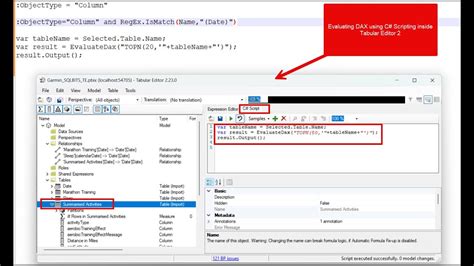 Tabular Editor 2 Show Data And Filter Youtube