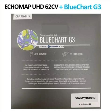 Garmin Echomap Uhd 62cv Chartplotter Marine Gps Map Gt 24uhd Tm Sonar Transducer Original