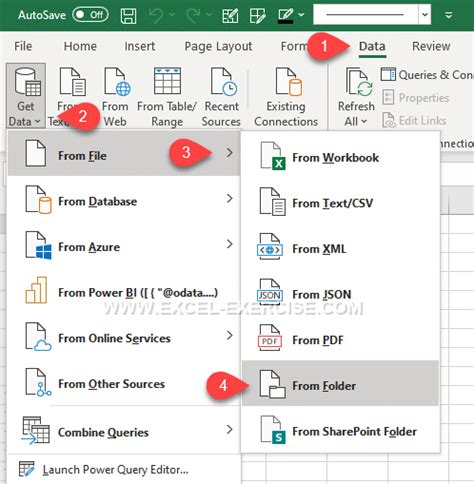 使用 Excel 提取文件夹和子文件夹