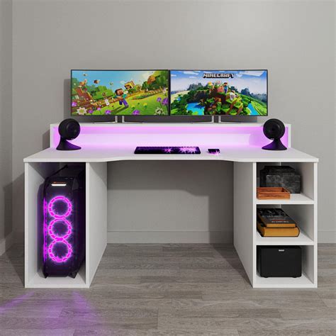 Компютерний стіл Маршал 1400х600х710 мм Білий арт Skrz1000 072 купити онлайн на Rozetka