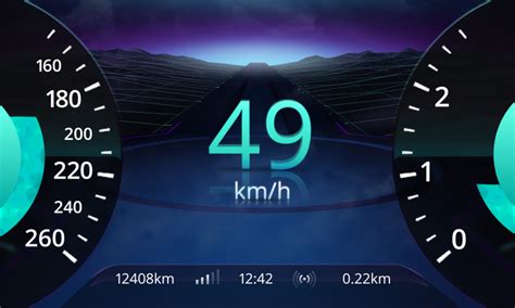 Seamless Hybrid Automotive Instrument Cluster Behance