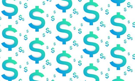 Premium Vector Seamless Pattern Money Dollar Currency Seamless