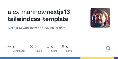 GitHub Alex Marinov Nextjs13 Tailwindcss Template Next Js 13 With Tailwind CSS Boilerplate