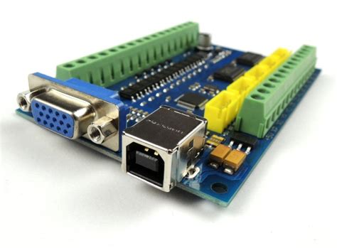 Frissítés Cnc Mach3 Usb 5 Tengely 100khz Usbcnc Sima Léptető Mozgásvezérlő Kártya Breakout Tábla